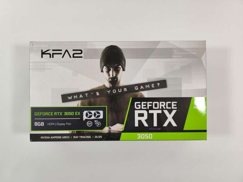 Test KFA2 GeForce RTX 3050 EX (1-Click OC)
