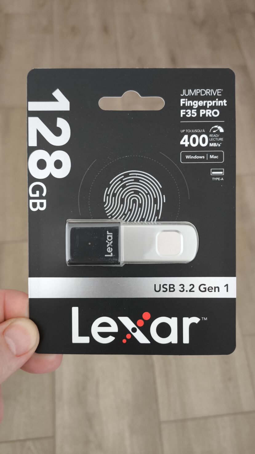 Lexar JumpDrive Fingerprint F35 PRO 128 GB - recenzja pendrive'a ...